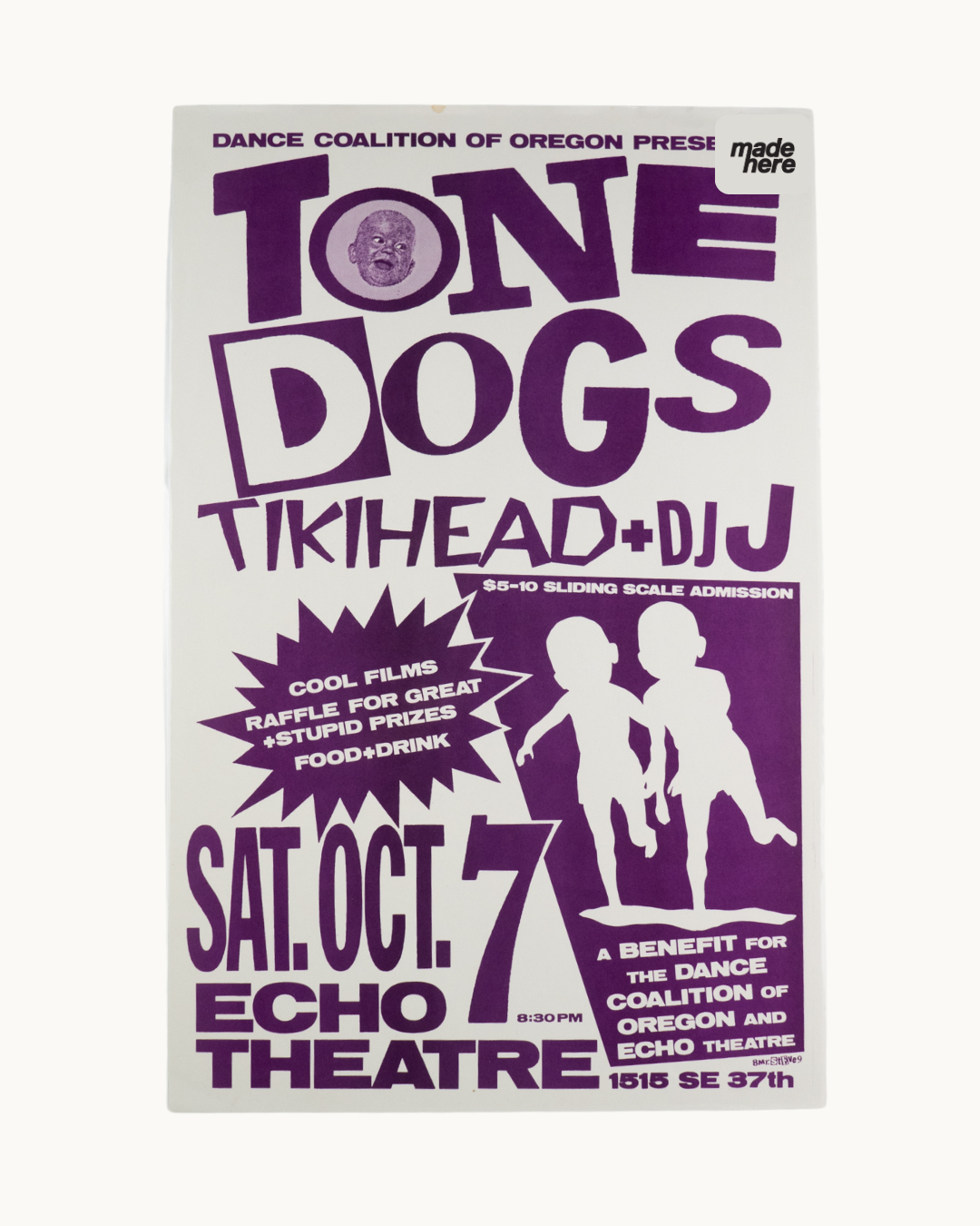 Tone Dogs at Echo Theater Poster by Keeping it Reel – MadeHere