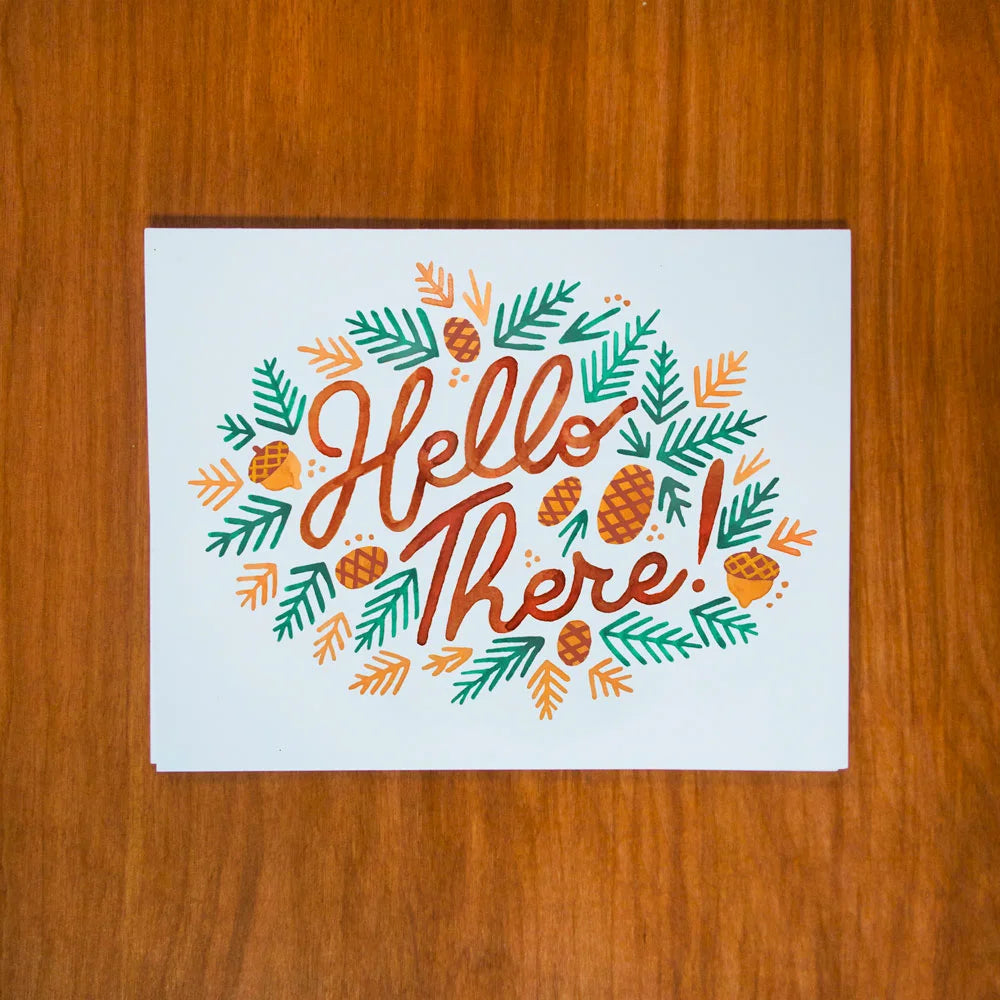 Hello There Card by Pretty Bird Paper Co. – MadeHere