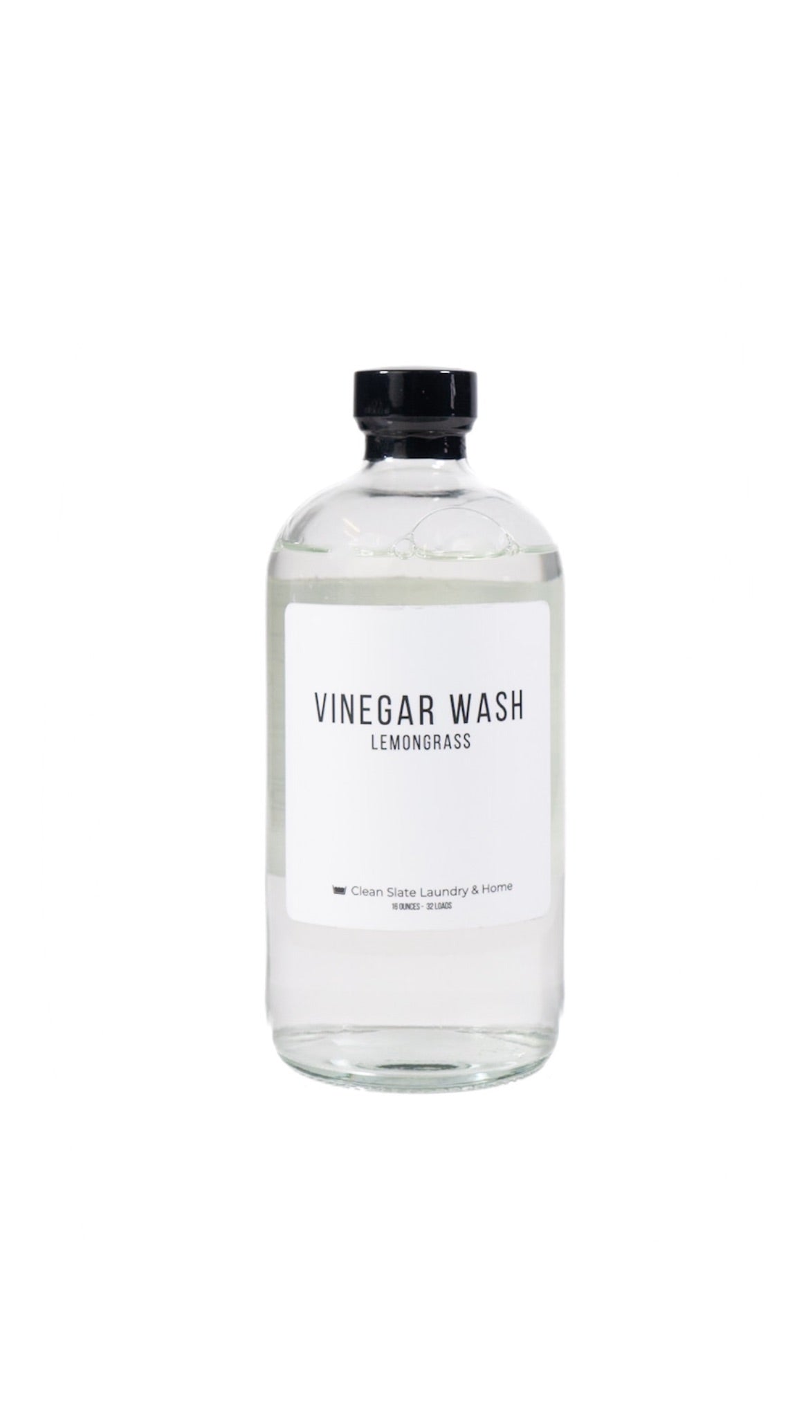 16oz Lemongrass Vinegar Wash by Clean Slate Laundry & Home – MadeHere