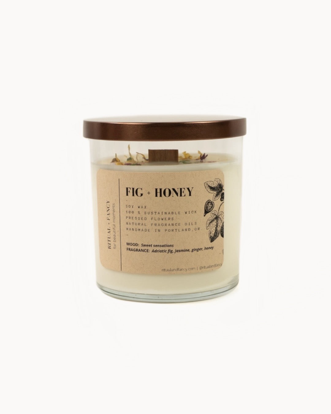 12oz Fig + Honey Candle by Ritual + Fancy – MadeHere