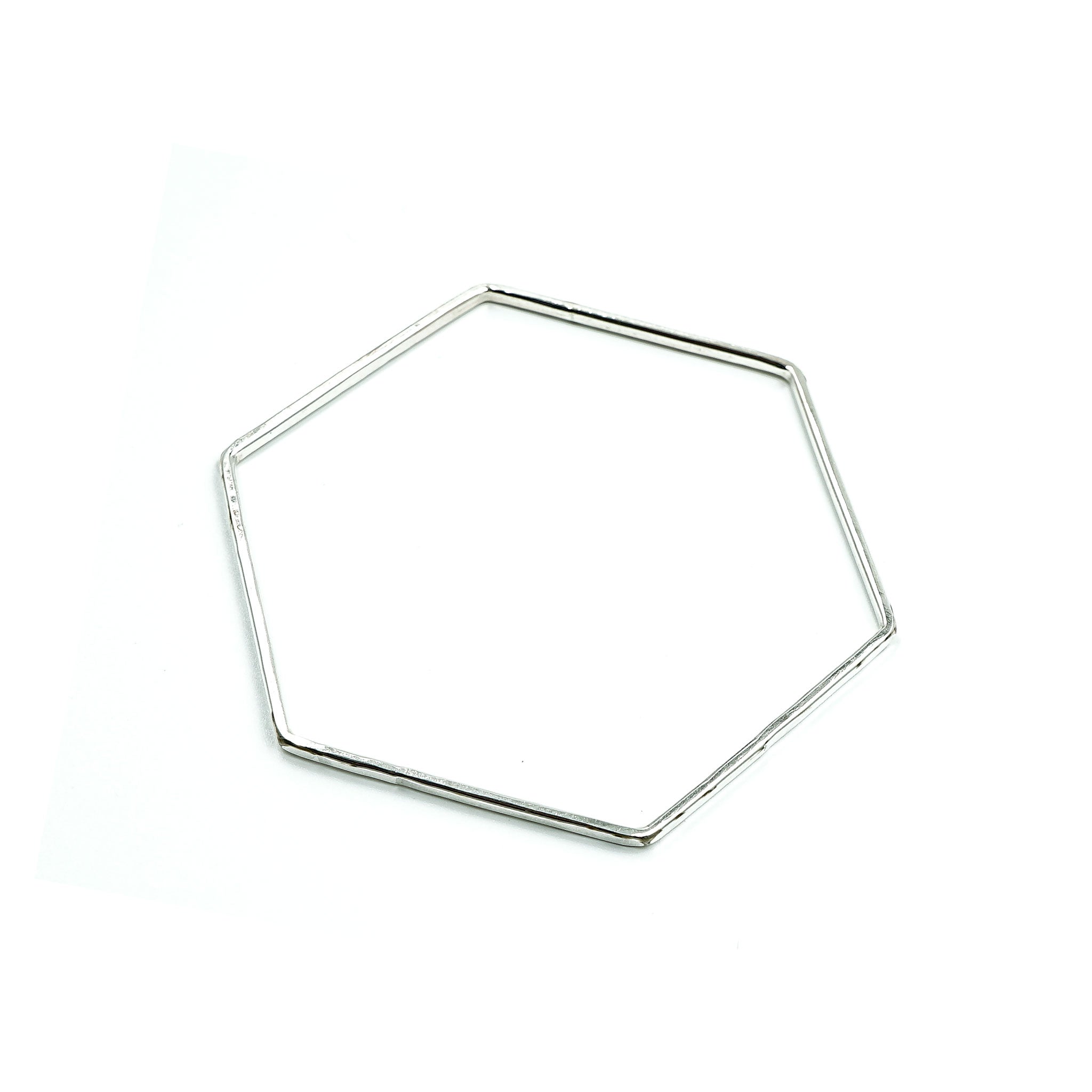 Honeycomb Bangle in Sterling Silver by Julie Cooper Designs – MadeHere